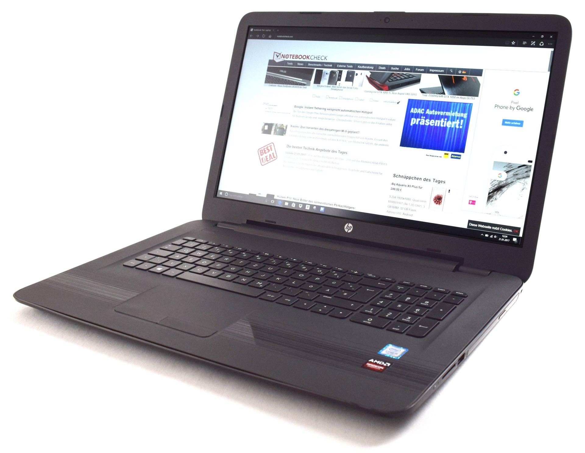 Recensione breve del notebook HP Pavilion 17-x110ng - Notebookcheck.it
