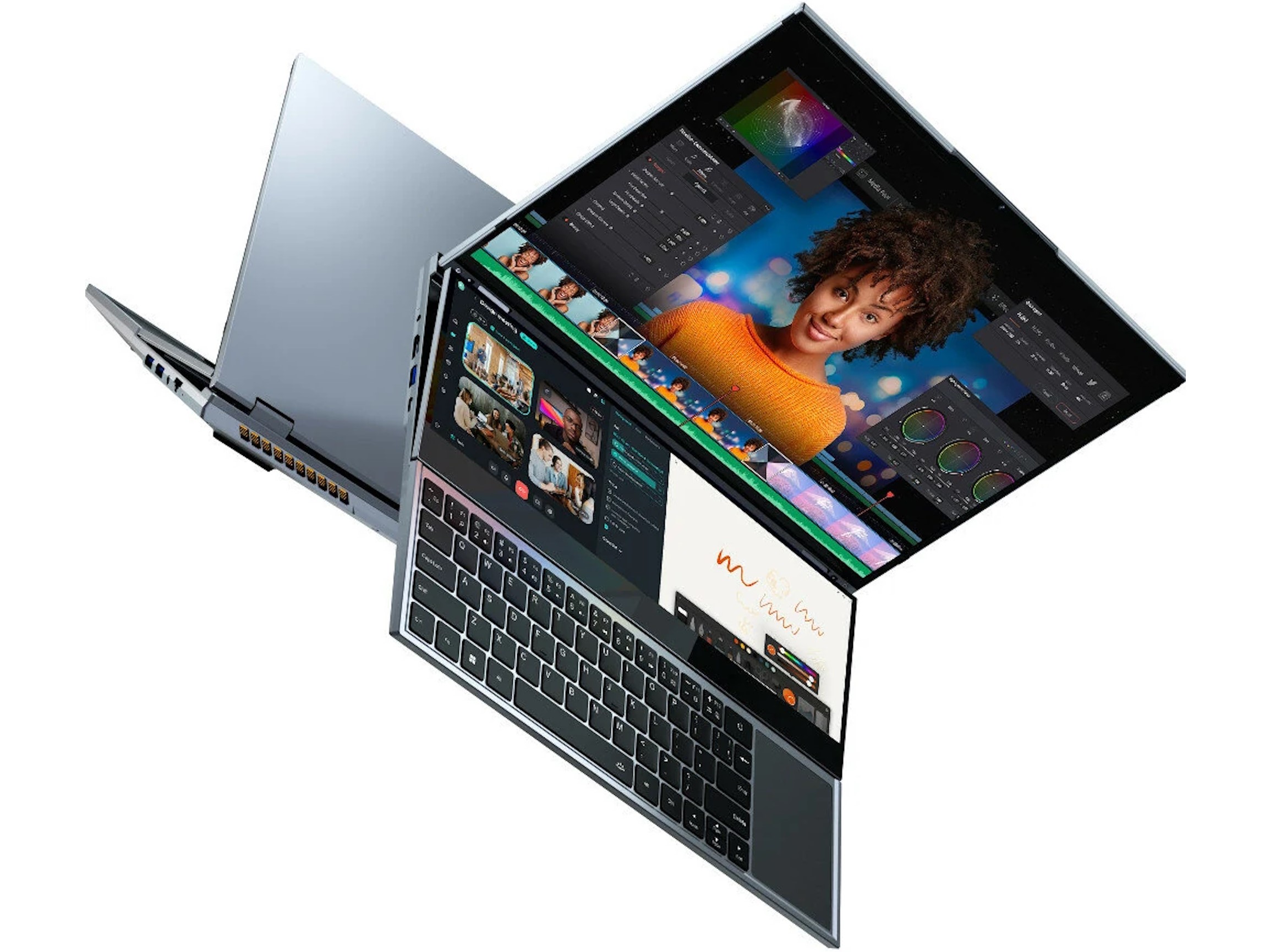 NBook Fly: Il laptop a doppio schermo con processore Intel Xeon costa ...