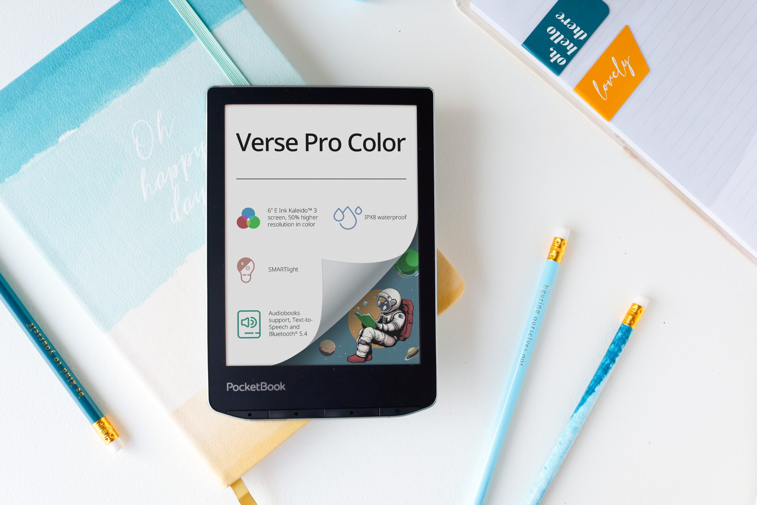 Il nuovo e-reader PocketBook Verse Pro Color con display a colori e ... Il nuovo e-reader PocketBook Verse Pro Color con display a colori e ...