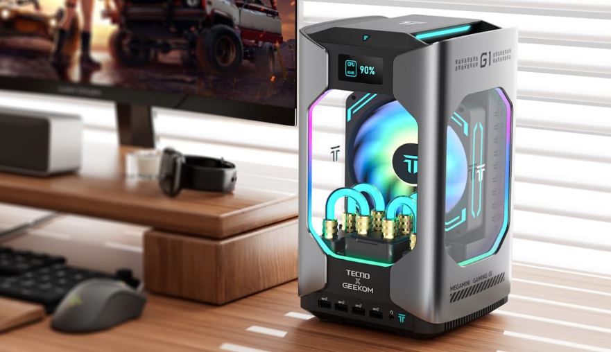 RTX 4060 alimentato da GEEKOM Mega Mini G1 è un mini PC raffreddato a ...