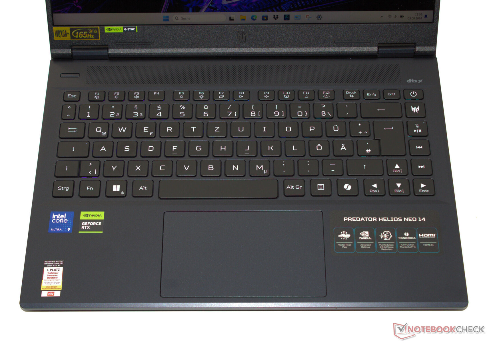 Recensione dell'Acer Predator Helios Neo 14 (2024): un portatile RTX ...