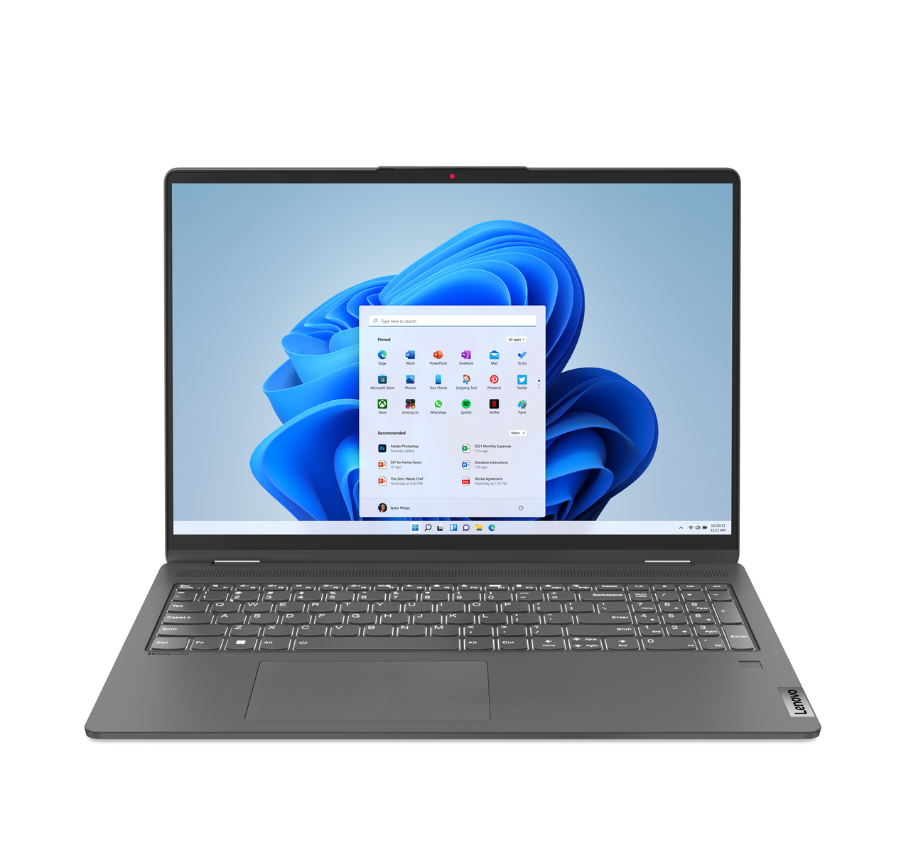 Lenovo IdeaPad Flex 5i svelato in due dimensioni del display con un ...
