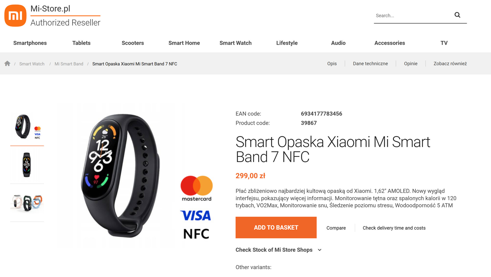 Xiaomi Smart Band 7 NFC: i rivenditori europei iniziano a vendere il fitness tracker prima del ...