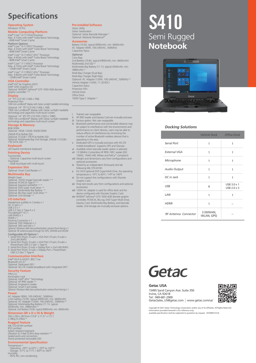 Recensione del portatile Getac S410 Gen 4: Semplici cambiamenti con enormi miglioramenti ...